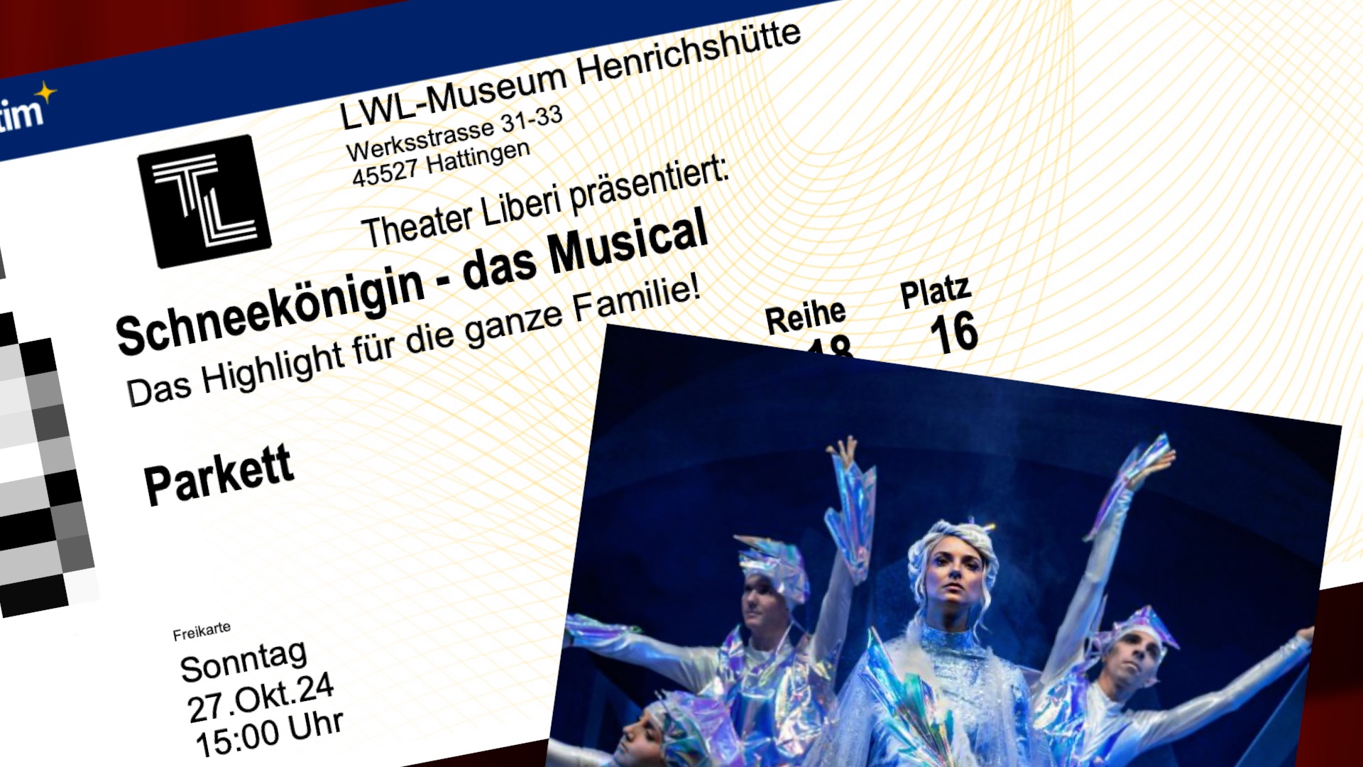 2 x 2 KARTEN FÜR „SCHNEEKÖNIGIN – DAS MUSICAL“ ZU GEWINNEN